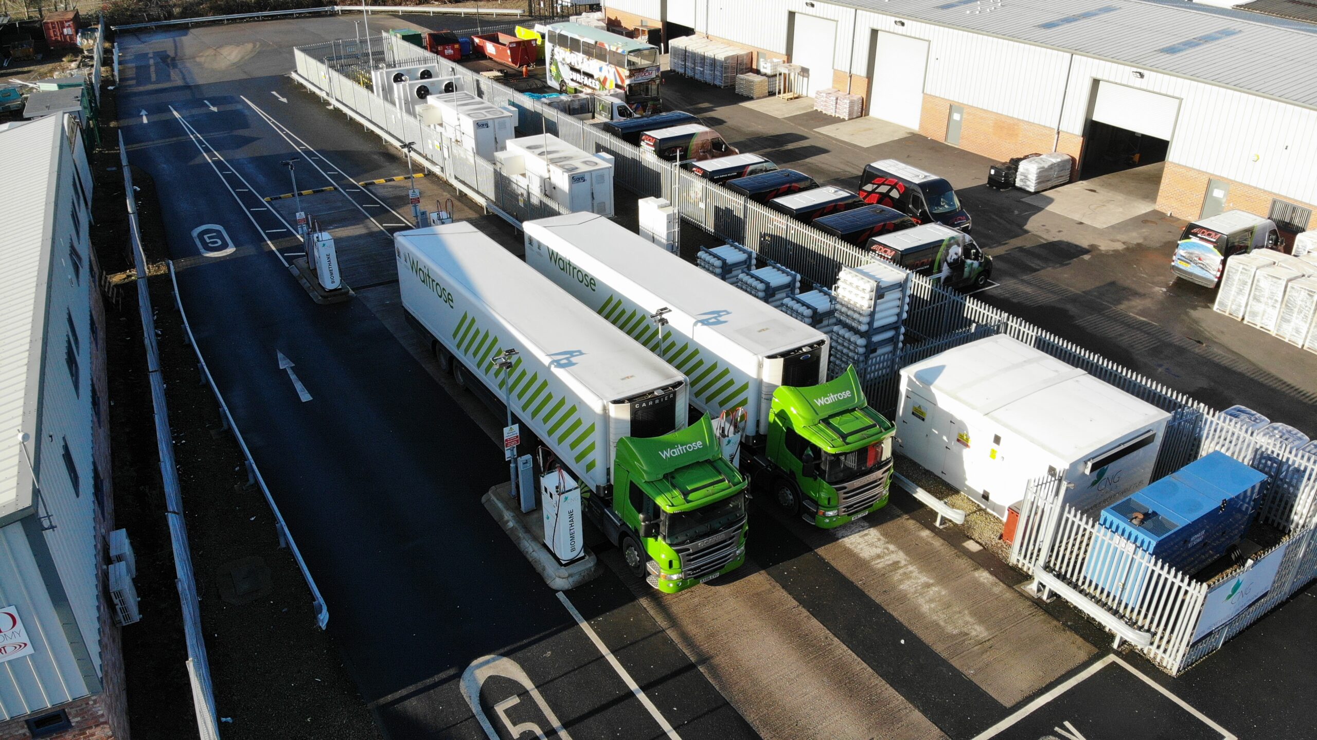 High Pressure Grid CNG: The low CO2 option for HGVs - CNG Services